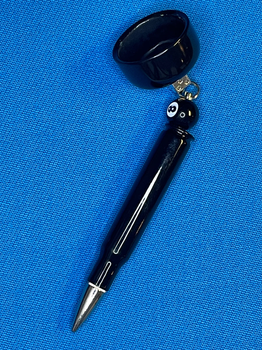 Black Powder Coated Bullet with Round Cup – Nick Varner Cues & Cases