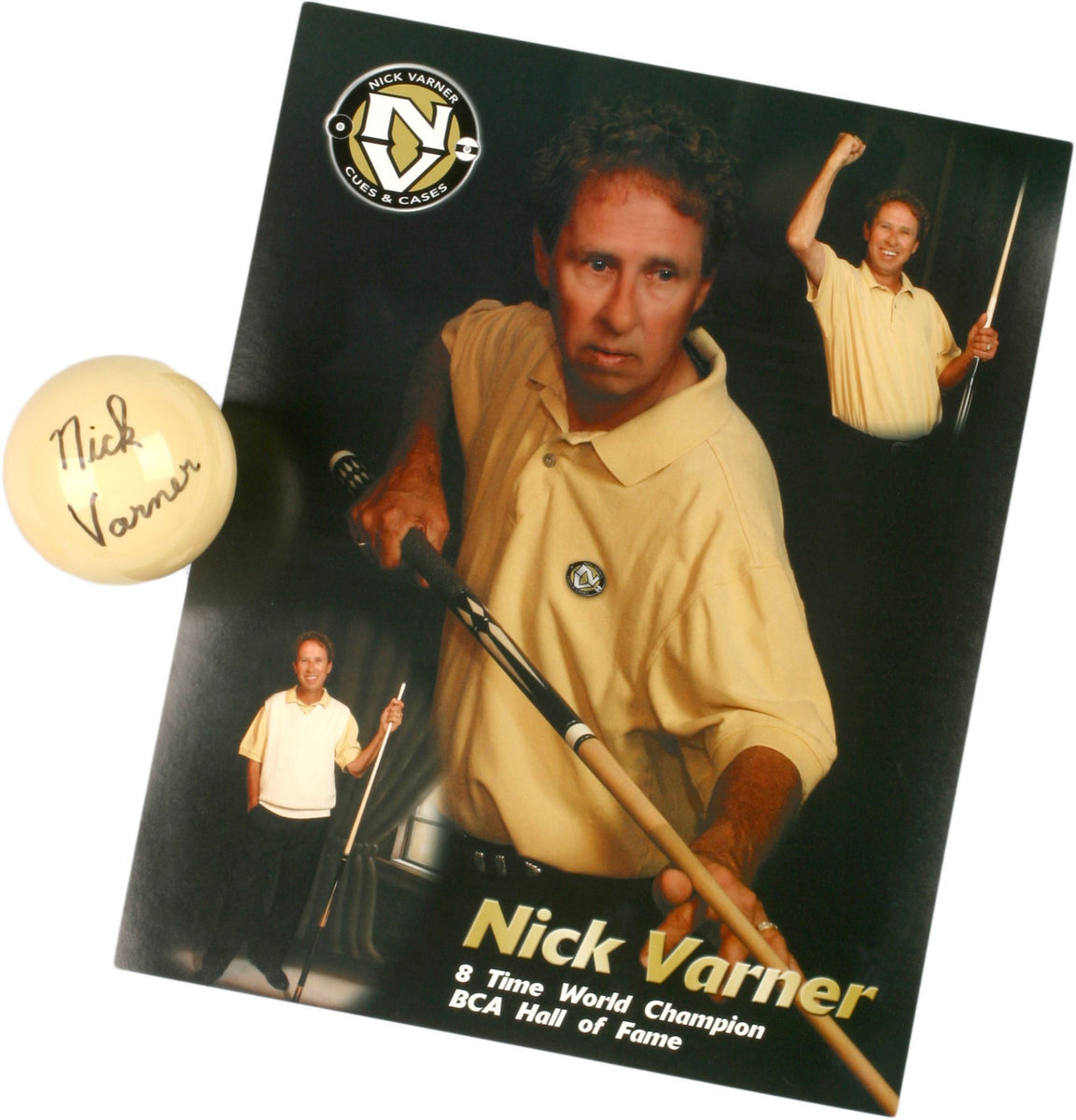 Autographed Picture – Nick Varner Cues & Cases